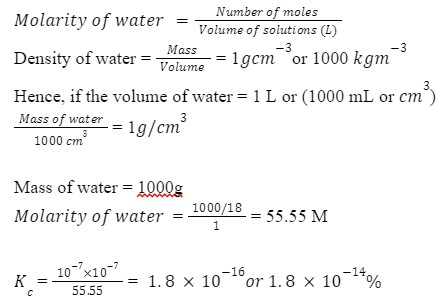 Ionic Product of Water: Definition, Calculation & Ionization constant ...