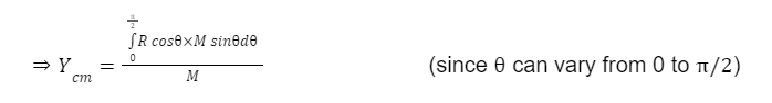 centre of mass of continuous mass distribution in physics: Definition ...