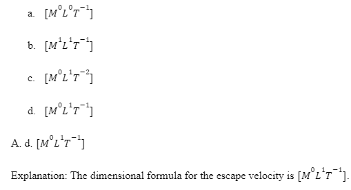 Escape and Orbital Velocity in Physics: Definition, Types and ...