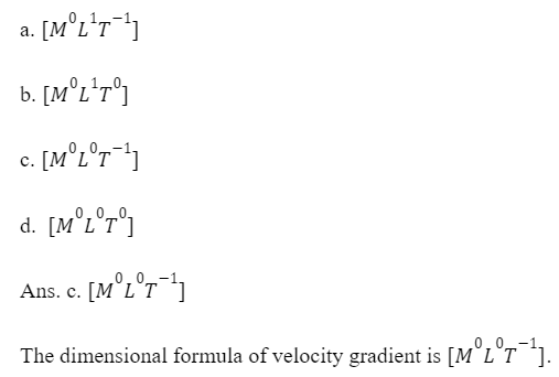 Dimensions of Velocity Gradient in Physics: Definition, Types and ...