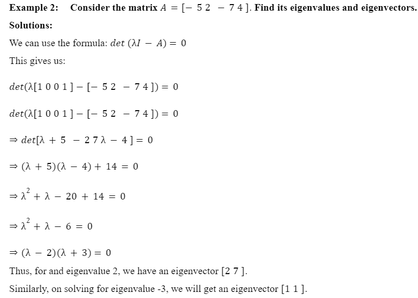 Eigenvalues and Eigenvectors and their Examples in Physics: Definition, Types and Importance | AESL