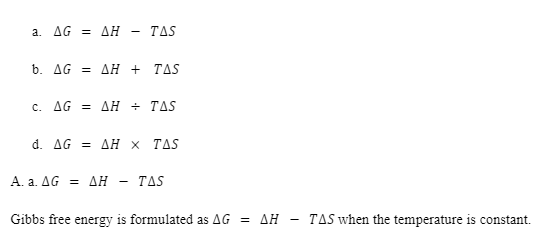 Gibbs Free Energy - Definition, Equations and Second Law of ...