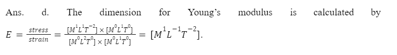 Dimensions Of Young’s Modulus in Physics: Definition, Types and ...