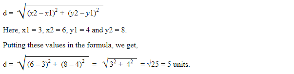 Distance between Two Points Formula & Calculator - Maths - Aakash | AESL