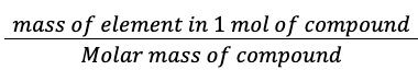 Percentage Composition Formula & Molar mass of gaseous mixture | AESL