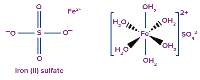 Ferrous Sulphate - Structure, Properties, Uses & Side Effects ...